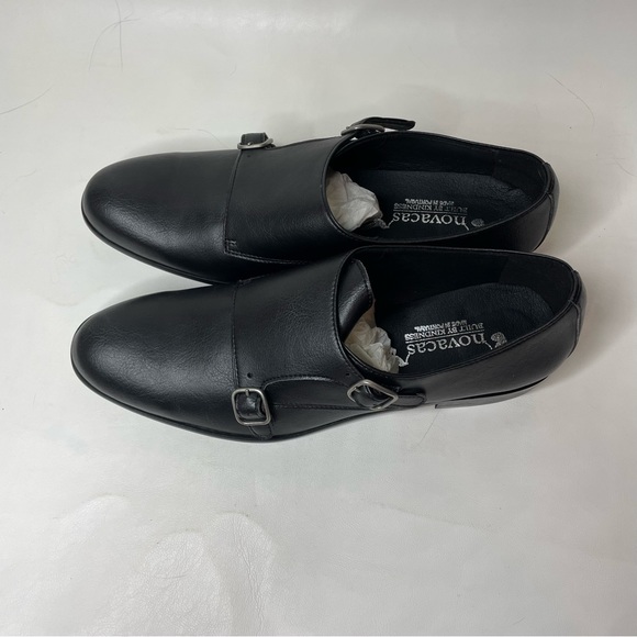 novacas | Shoes | Novacas Lucy Monk Strap In Mooshoes Size Black Buckle ...